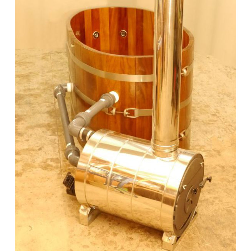 Blumenberg Chofu underwater stove – wood-fired stove for hot tubs ...